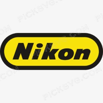 Nikon Brand Logo SVG File for Cricut and Silhouette
